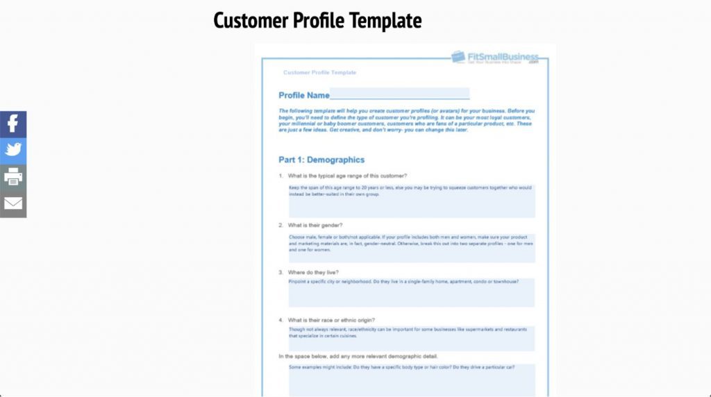 How to Create a Customer Profile (+Examples) - UpLead