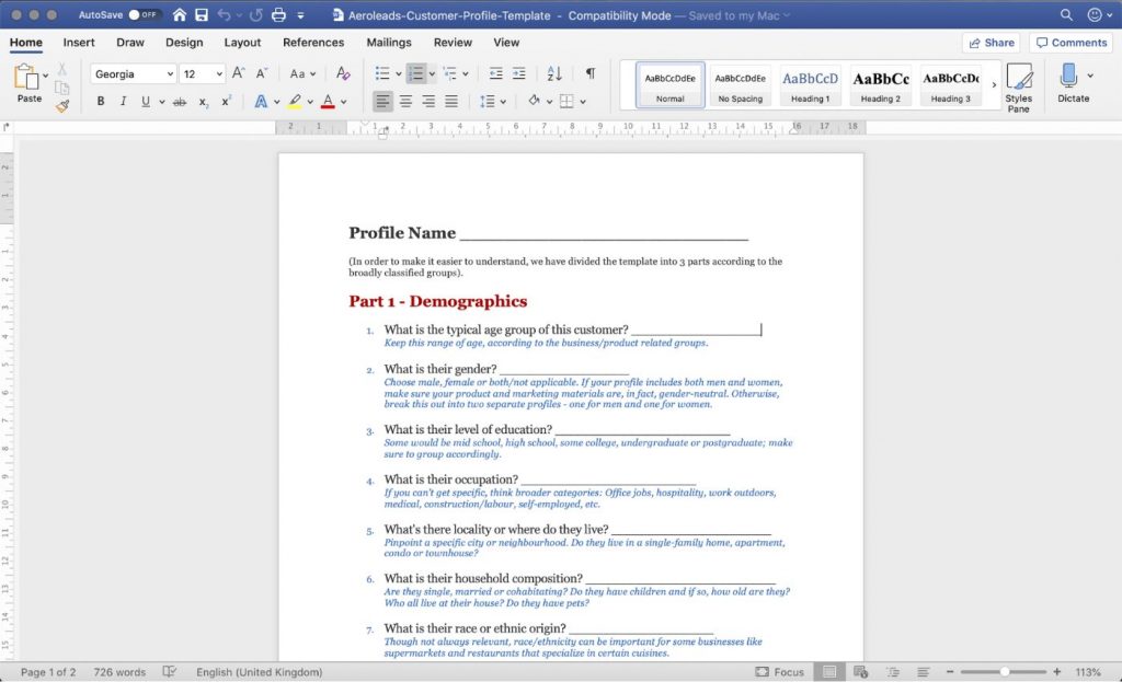 How to Create a Customer Profile (+Examples) - UpLead