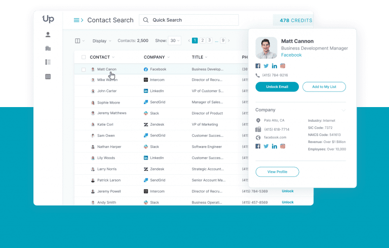 B2B Lead Generation Software, Tools & Sales Intelligence | UpLead