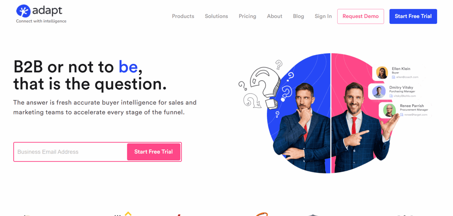 Adapt.io Pricing, Products, and Alternatives in 2025 - UpLead