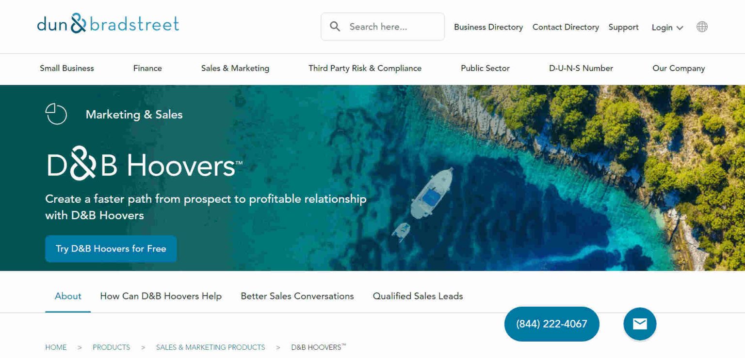 D&B Hoovers Pricing, Products & Alternatives (2025) - UpLead