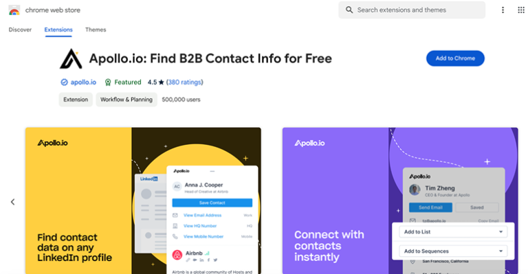 Apollo.io Chrome Extension: Everything to Know in 2025 - UpLead