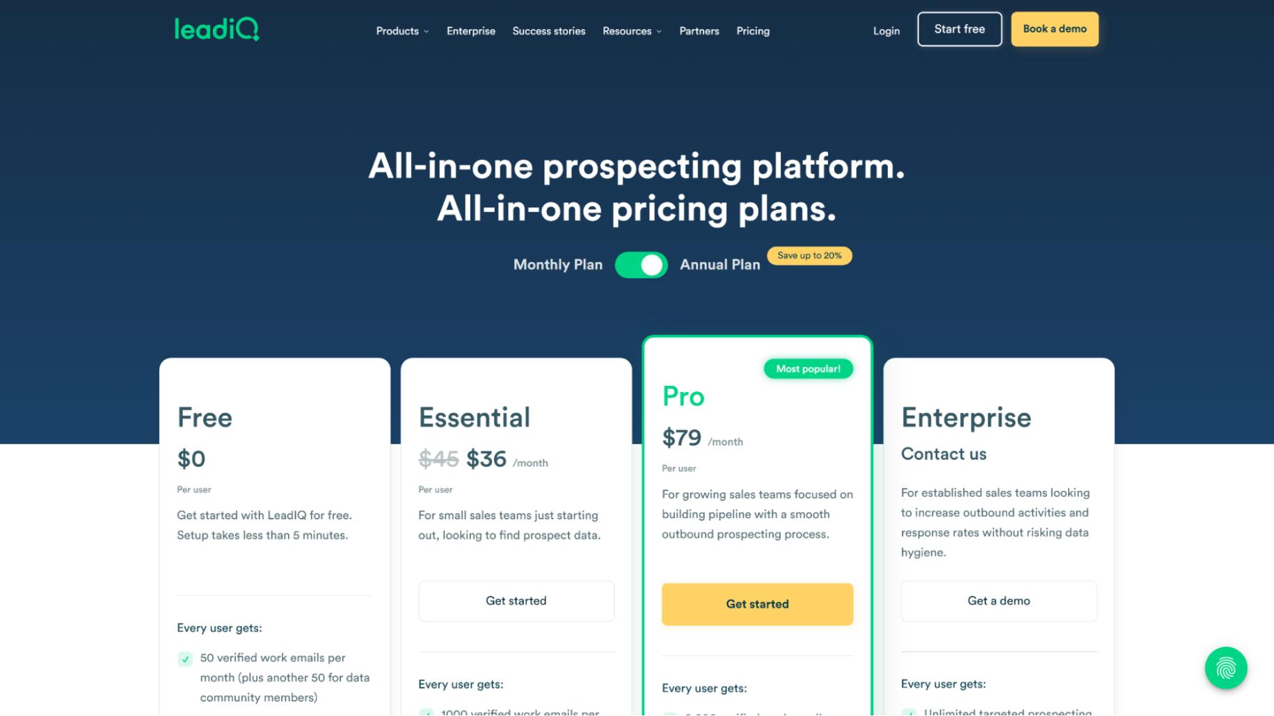 What is LeadIQ: Key Information for 2025 - UpLead